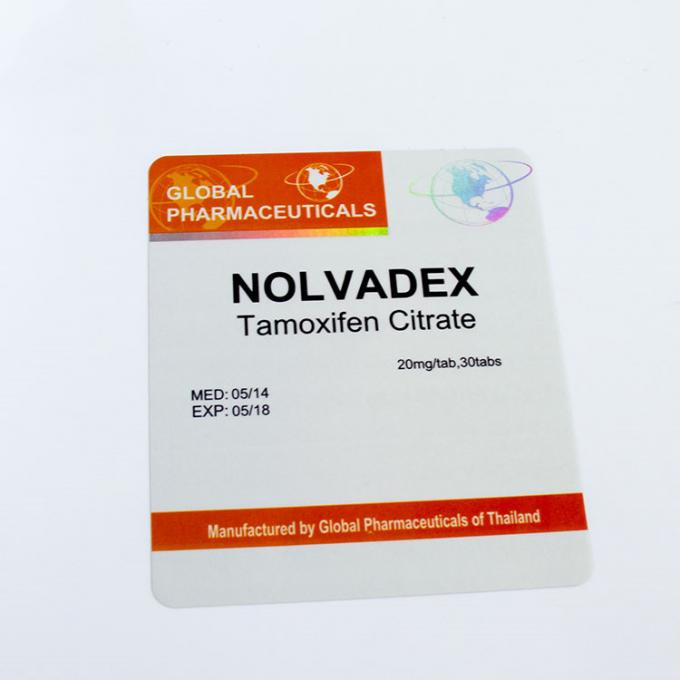 Anti Fake Pill Bottle Labels , Matt Lamination Medication Label Stickers