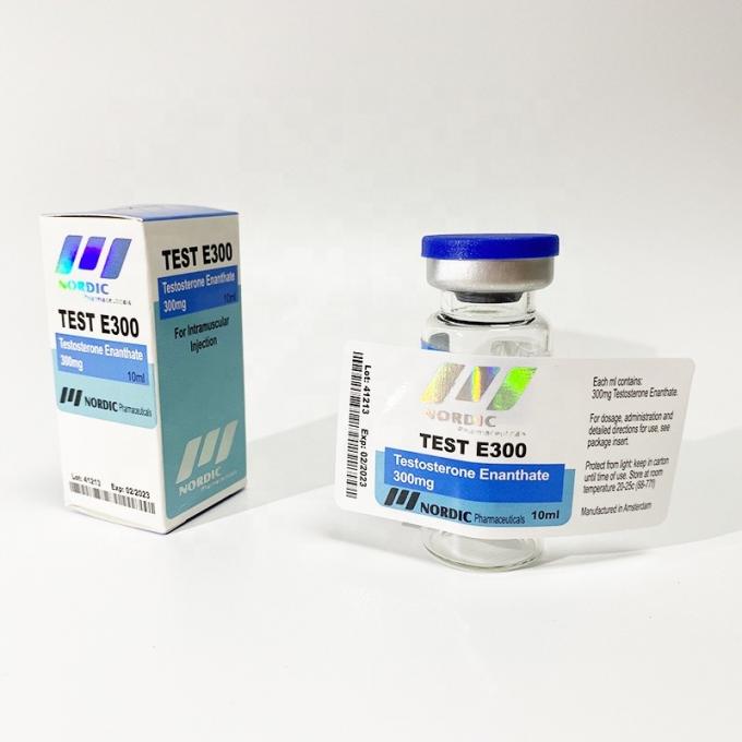 Test E 300 Steroid 10ml Glass Vial Packaging Box